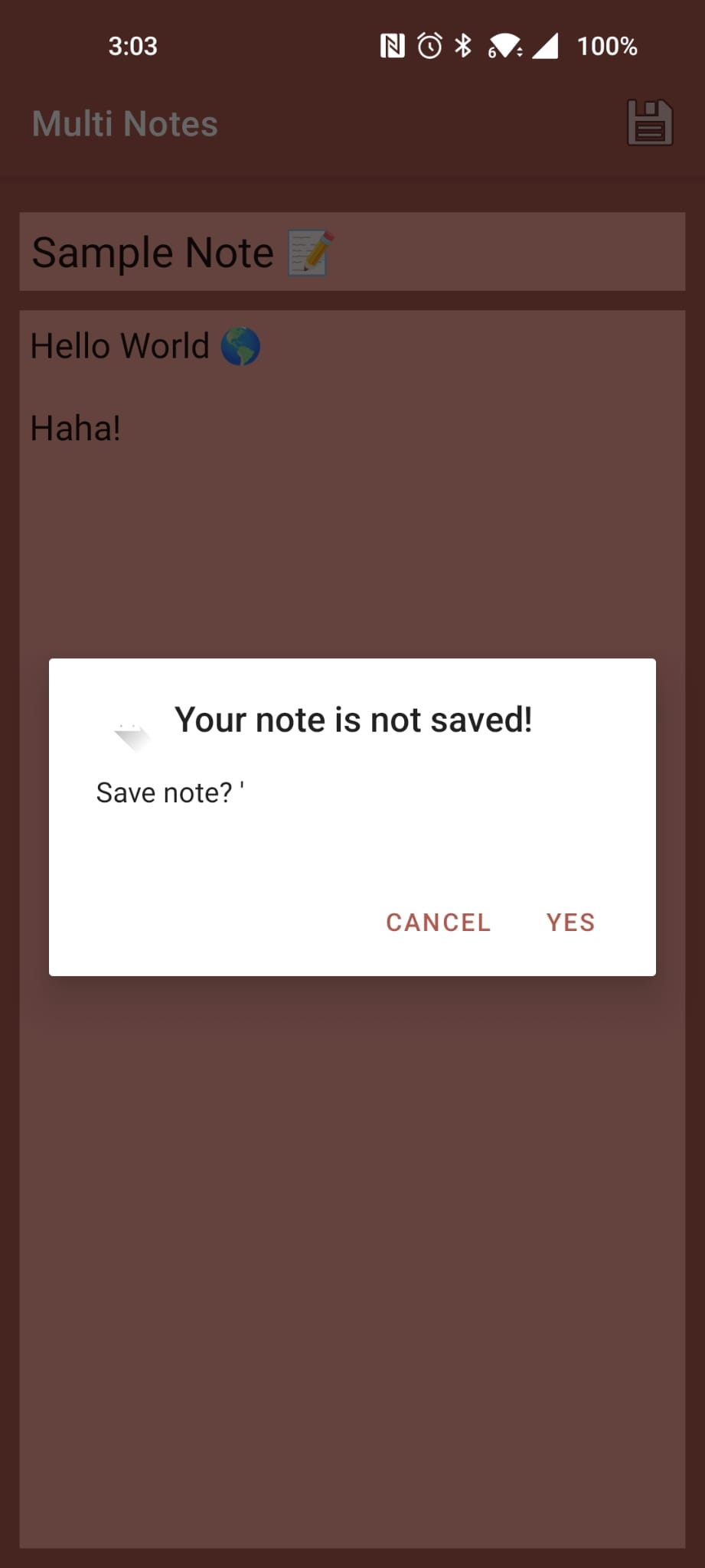 GitHub - shoebsmk/Multi_Notes: This app allows the creation and ...