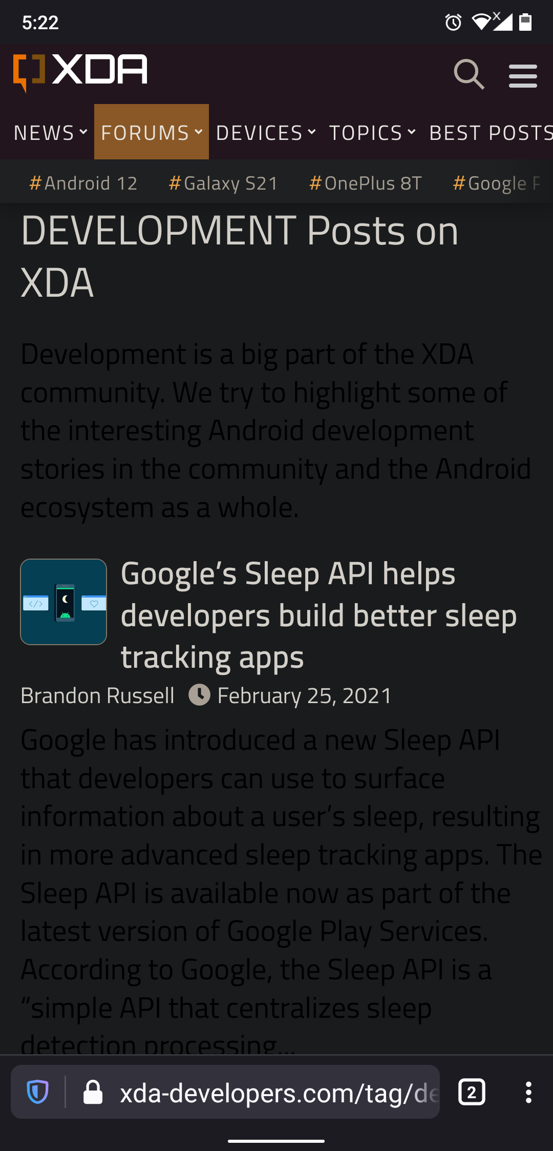 xda-developers.com · Issue #5162 · darkreader/darkreader · GitHub
