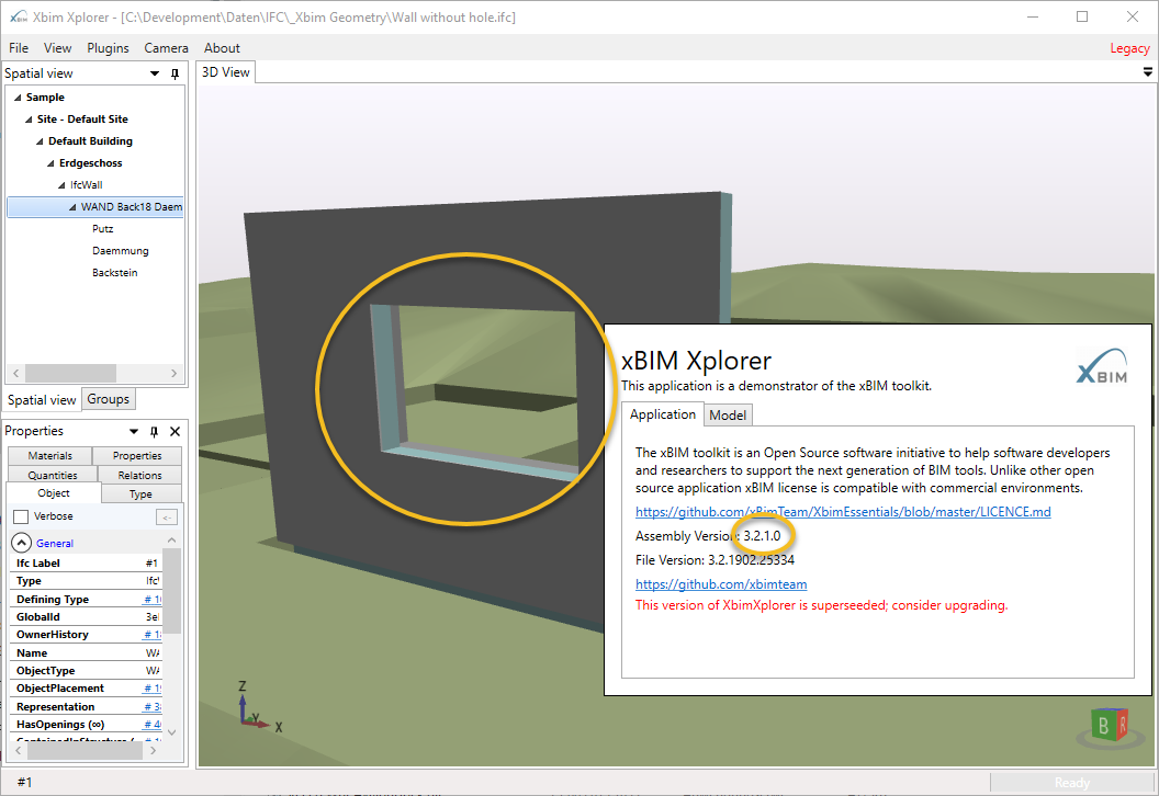 Wall with hole in 3.2 but not in 5.0 · Issue #166 · xBimTeam/XbimGeometry · GitHub
