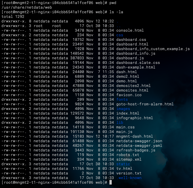 File Does Not Exist Or Is Not Accessible Opt Netdata Usr Share Netdata Web Mngmnt Dash