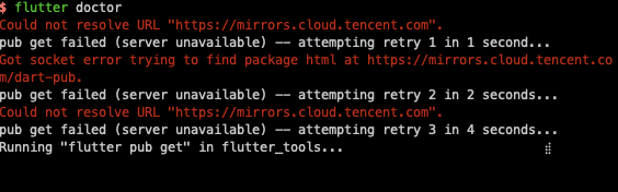 【China】pub get failed (server unavailable) · Issue #77890 · flutter/flutter · GitHub