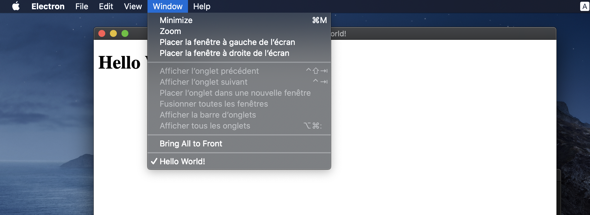 [macOS] application menu items are not localized on non-English macOS · Issue #26231 · electron ...