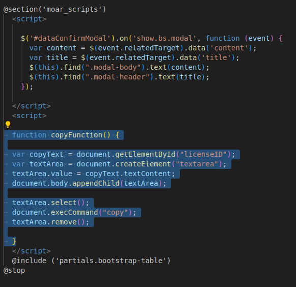 [Feature Request]: Copy button on license keys · Issue #13662 · snipe/snipe-it · GitHub