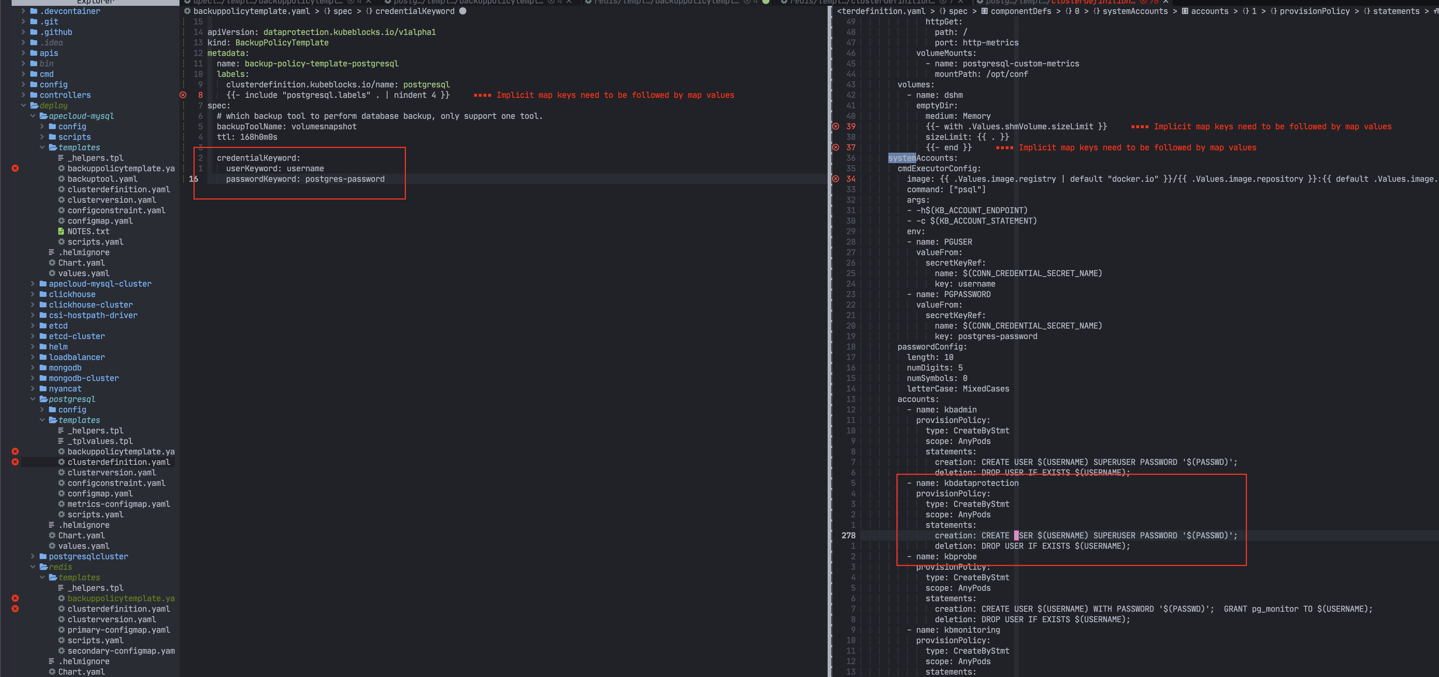 [Improvement] backup system should use system account kbdataprotection · Issue #1740 · apecloud ...