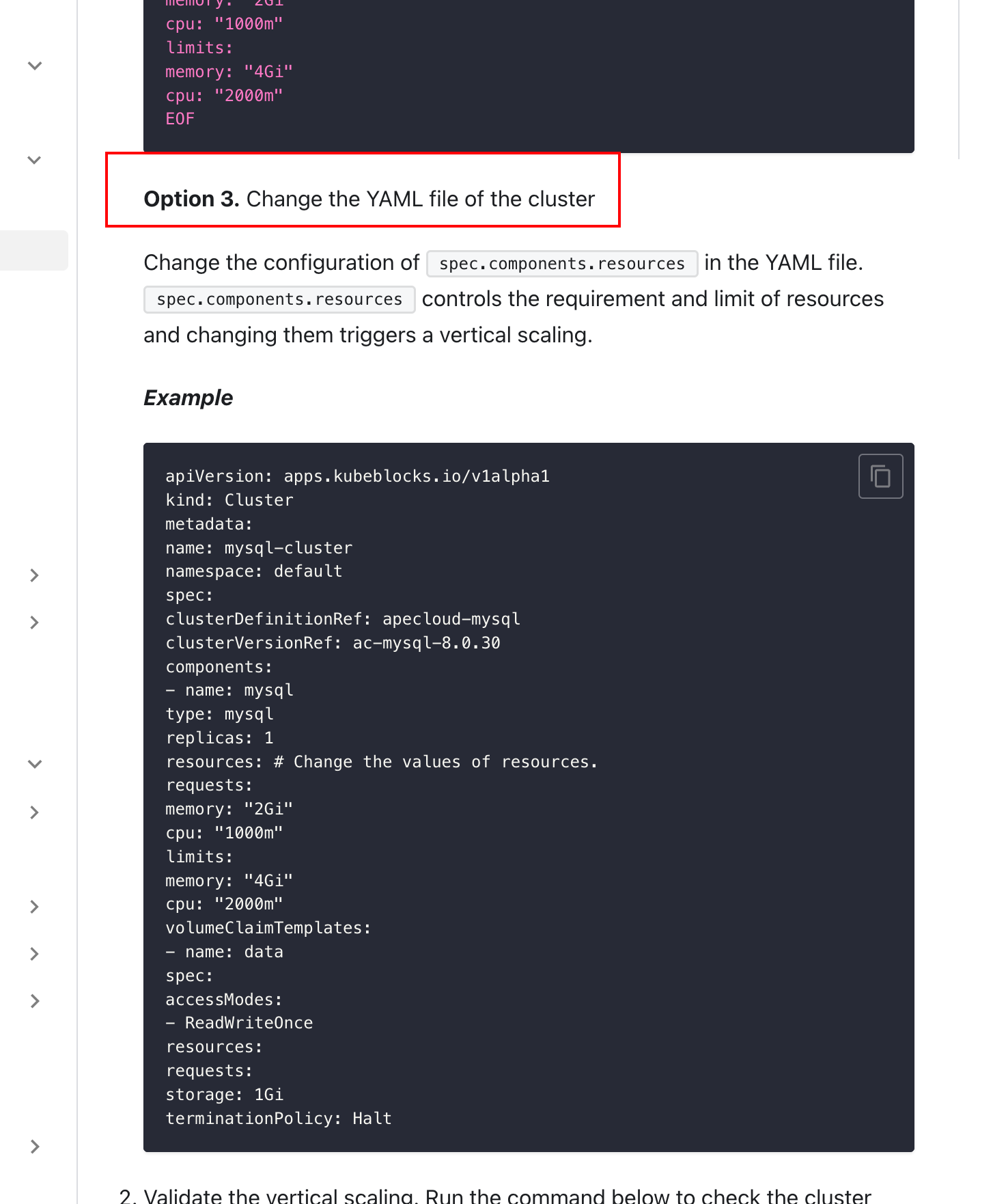 [BUG] Docs `KubeBlocks for MySQL` needs to be adjusted · Issue #2095 · apecloud/kubeblocks · GitHub