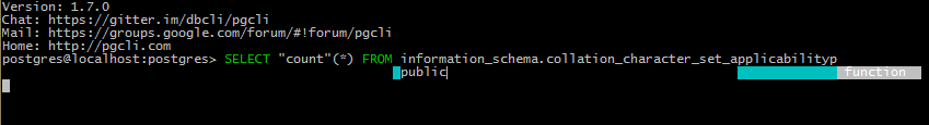 Win10 Git Bash Winpty Several Graphical Issues · Issue 752 · Dbcli Pgcli · Github