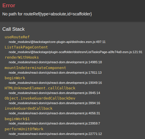 🐛 Bug Report: List template tasks page not working in `scaffolder/next` · Issue #16838 ...