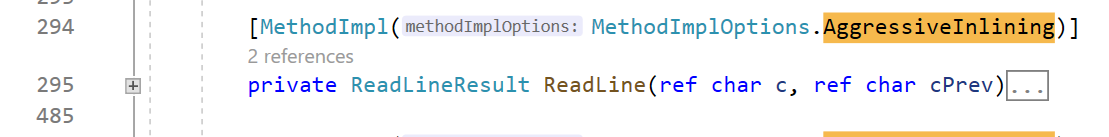 Investigate usage of ref / in / ref struct / AggressiveInlinings in the codebase · Issue #2047 ...