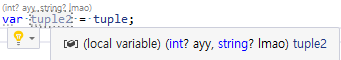 Deconstructing a ValueTuple containing nullable reference types result in the nullability ...