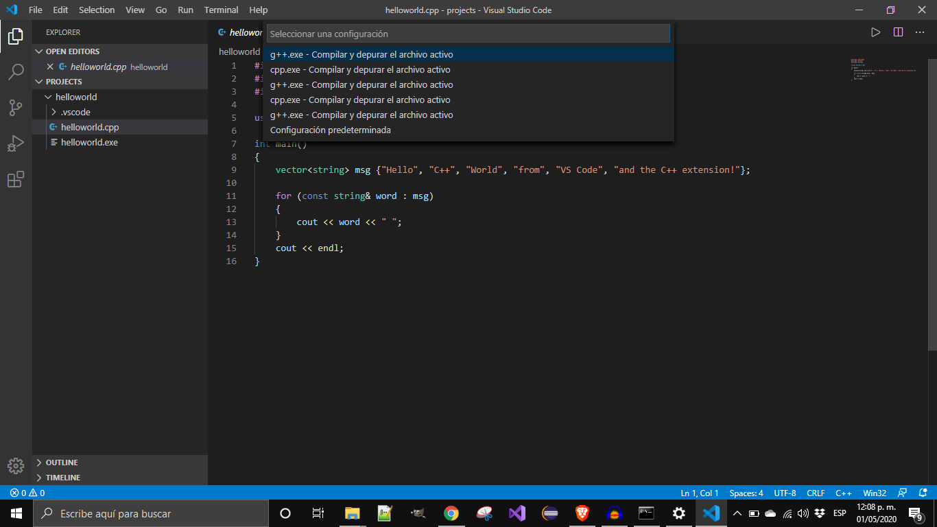 ERROR: PC register is not available when starts debugging C/C++ programs on Visual Studio Code ...