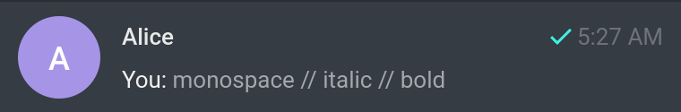 Messages in previews are not formatted · Issue #6567 · telegramdesktop ...