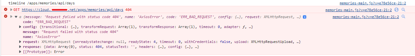 2.0.0: White screen on loading · Issue #55 · pulsejet/memories · GitHub