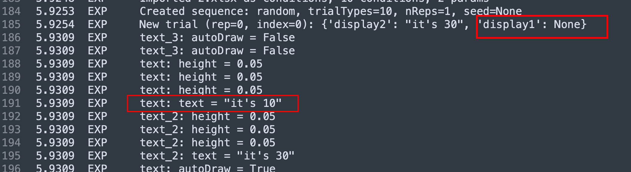 [Bug]: Failed to render empty cell · Issue #5867 · psychopy/psychopy · GitHub