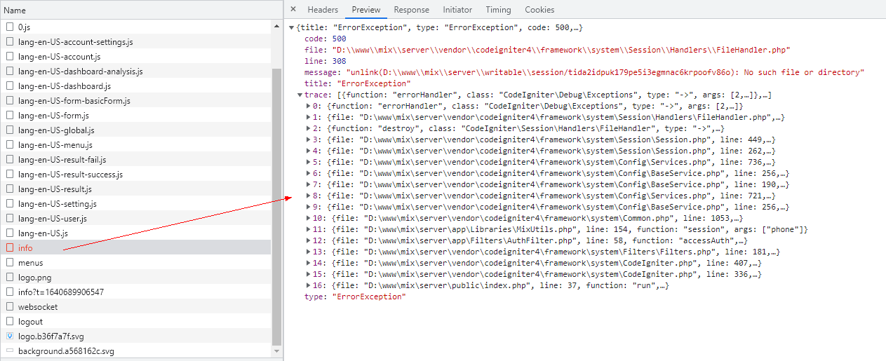 Bug: session file is not found when refresh button of browser is clicked after ...