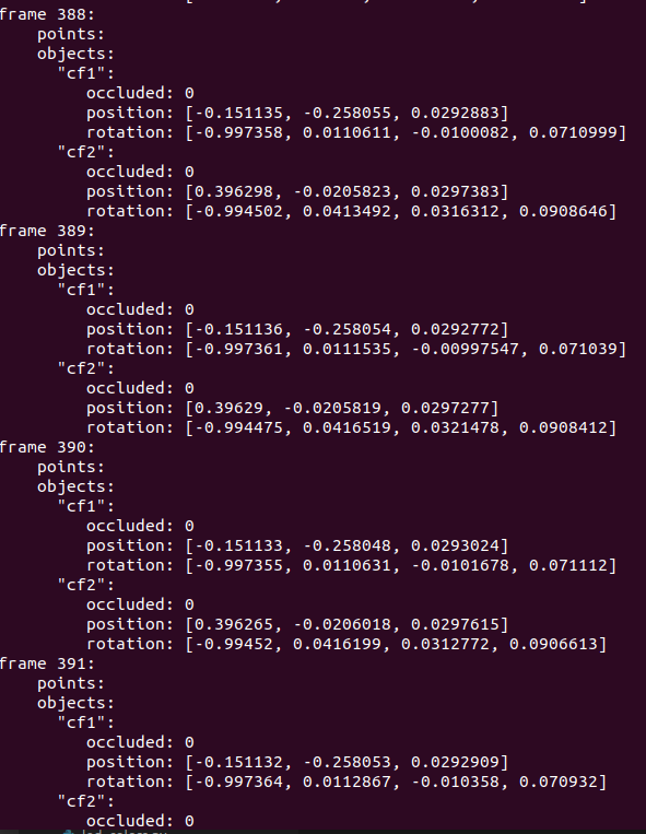 No Updated Pose for Motion Capture Object · Issue #348 · USC-ACTLab ...