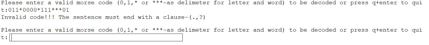 Github Sanathpatilmorse Code Creating A Morse Code Dictionary Accepting And Validating The