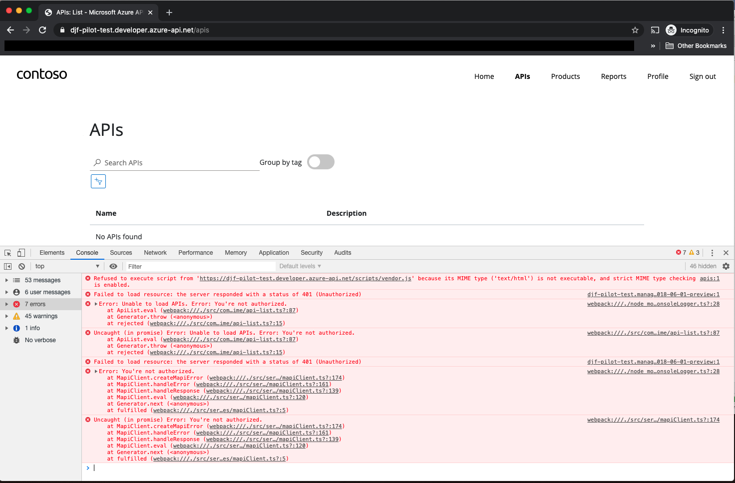 Publishing The Developer Portal Causes Sharedaccesssignature Error · Issue 624 · Azureapi
