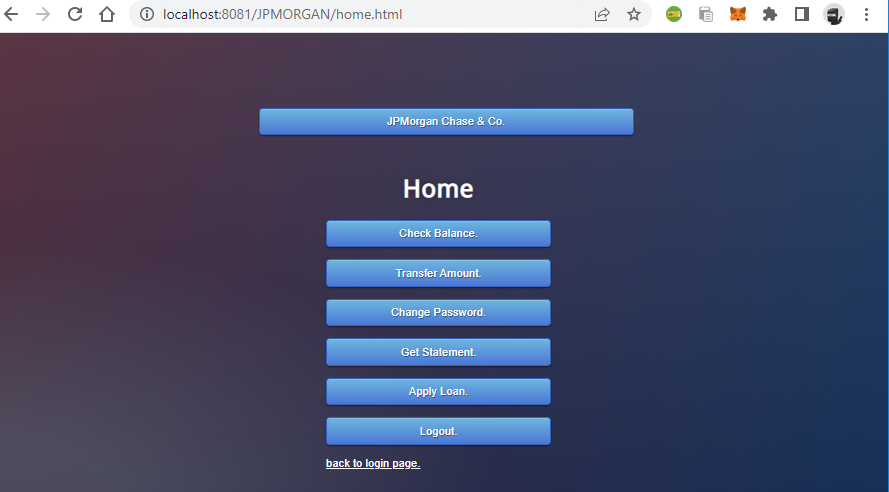 GitHub - vivek2502/Banking-System-Servlet-JDBC: JP Morgan Banking ...