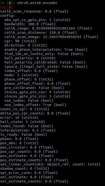 Shadow count is zero when ODrive recognizes correct state changes throwing ILLEGAL_HALL_STATE ...