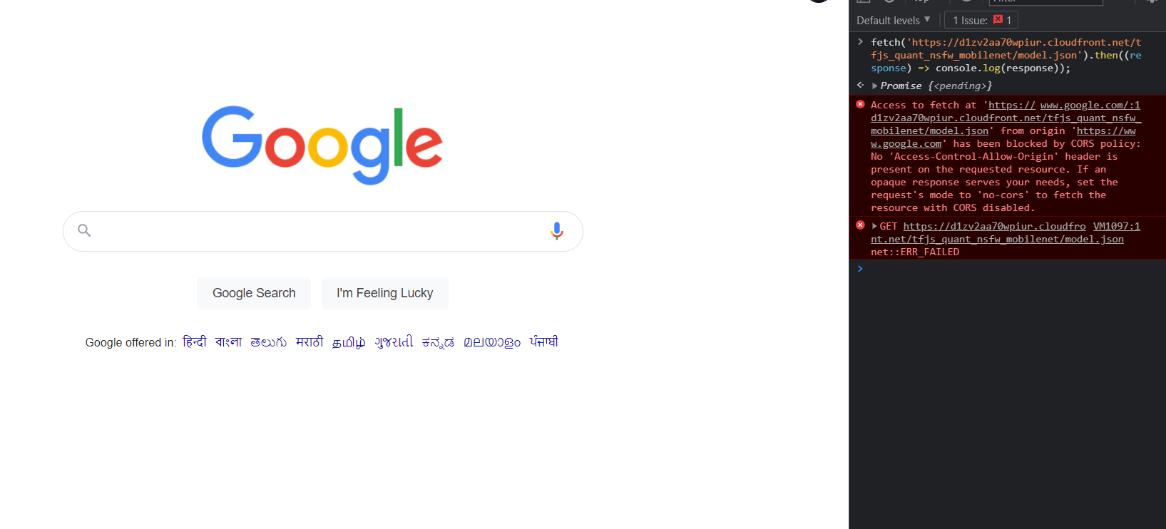 NSFW model is loaded over `HTTP` by default, instead of `HTTPS` · Issue #524 · infinitered ...