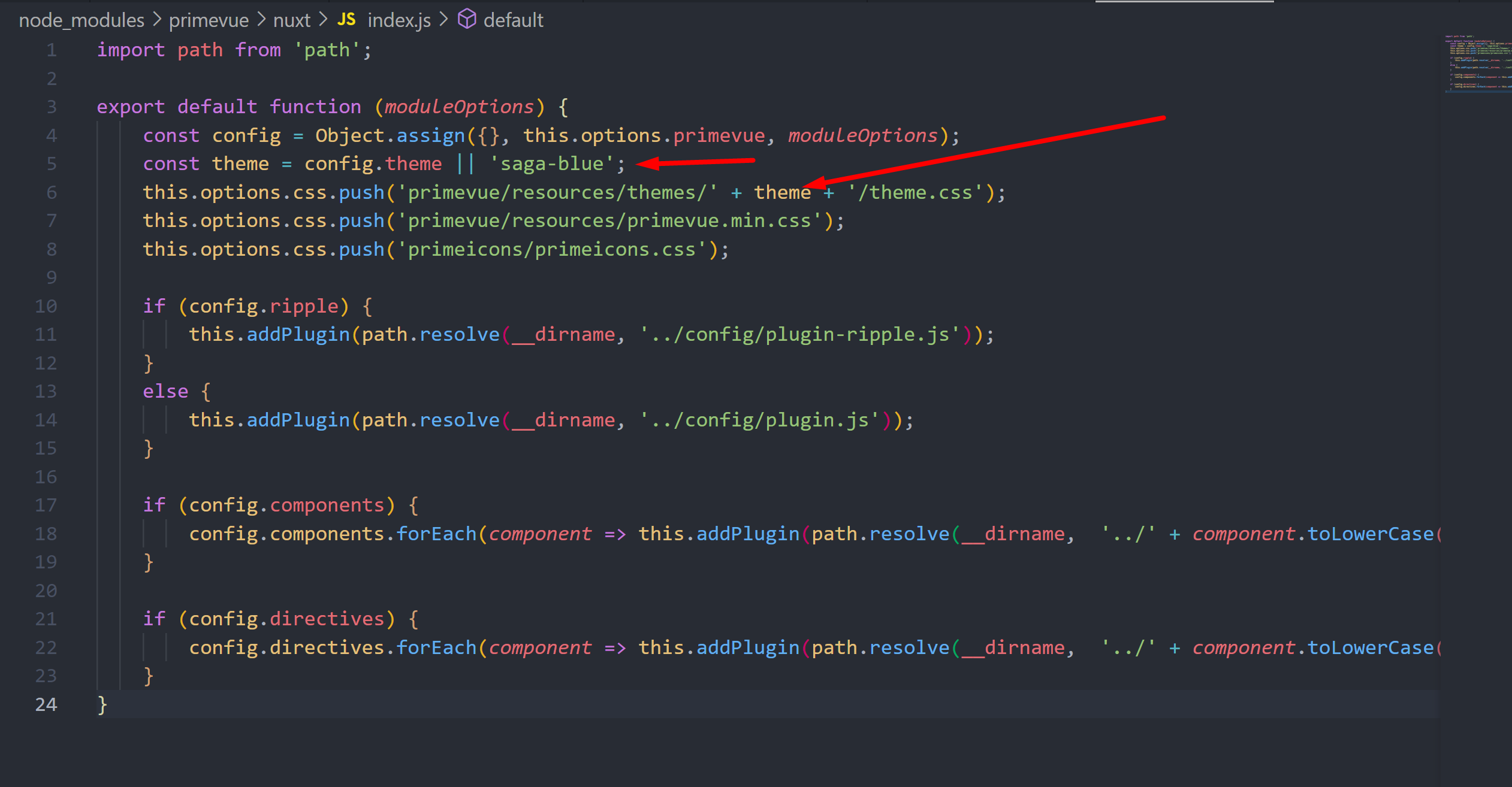 I can't pass a custom theme in the Nuxt config · Issue #2473 · primefaces/primevue · GitHub