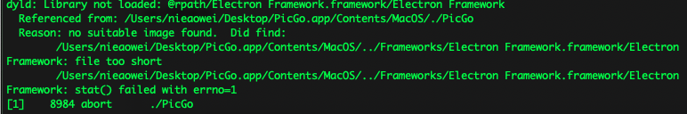 macos无法打开软件 · Issue #447 · Molunerfinn/PicGo · GitHub