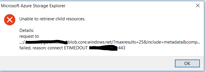 ADLS Gen 2 : Unable to retrieve child resources when opening Blob Container · Issue #2241 ...