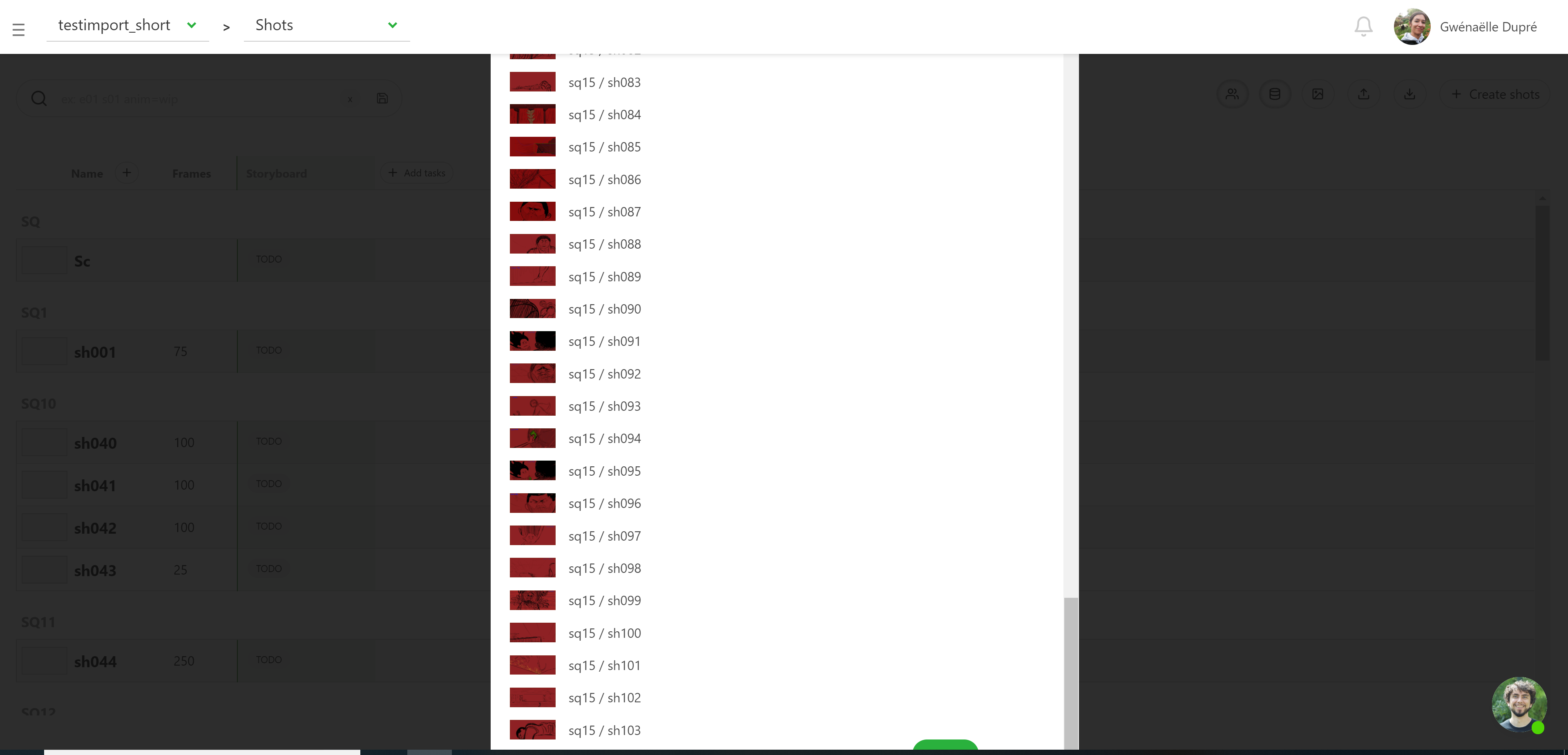 Validation button in thumbnails import is out of screen · Issue #369 · cgwire/kitsu · GitHub
