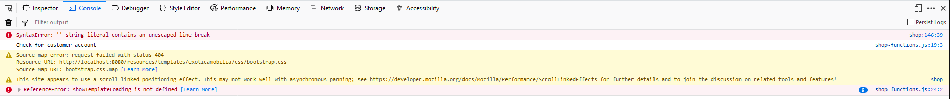 Theme exoticamobilia can not add item to cart · Issue #314 · shopizer-ecommerce/shopizer · GitHub