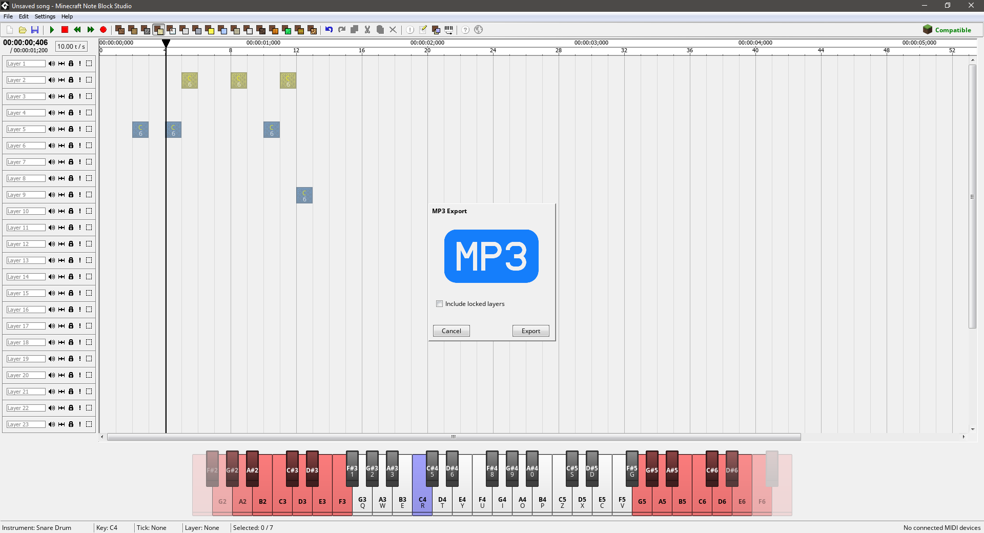 Export each layer separately for mixing · Issue #68 · OpenNBS ...