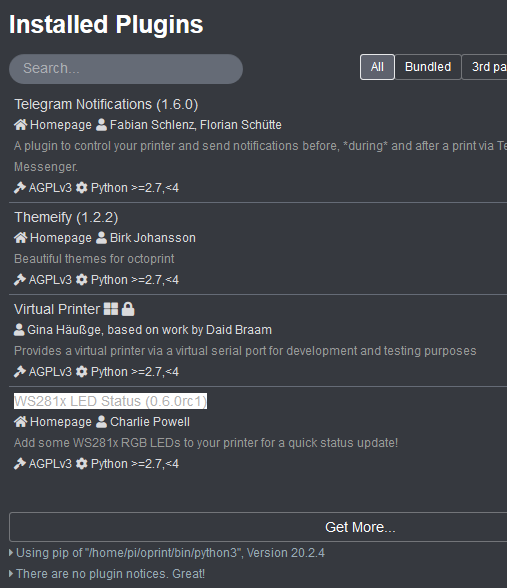 WS2812 Plugin not showing up in Pi Zero installation · Issue #50 ...