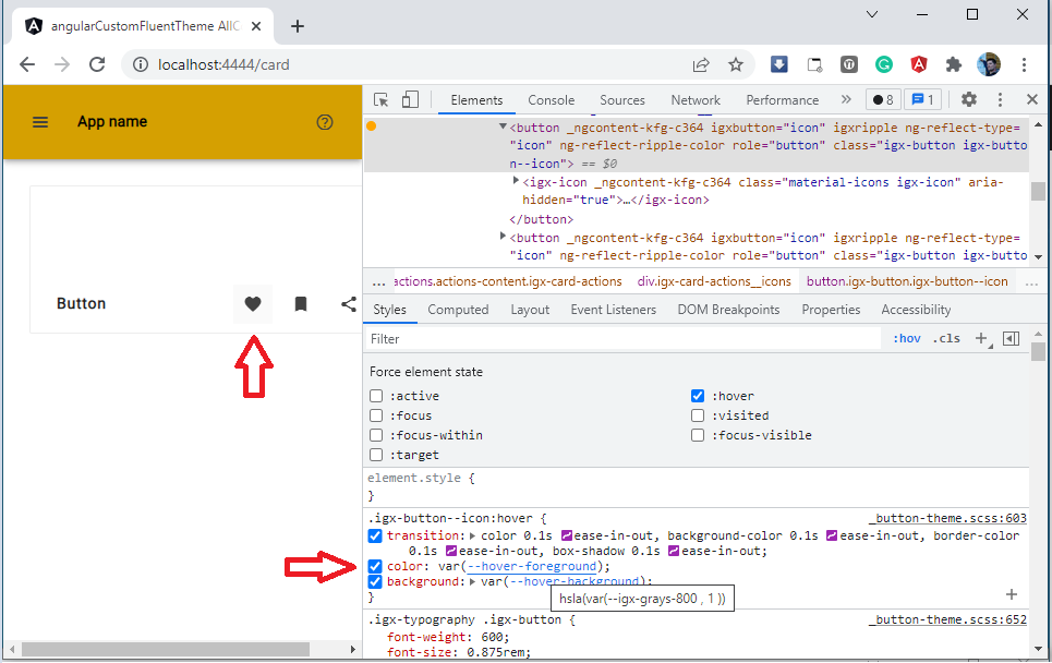 Button color in Fluent Theme · Issue #11120 · IgniteUI/igniteui-angular · GitHub