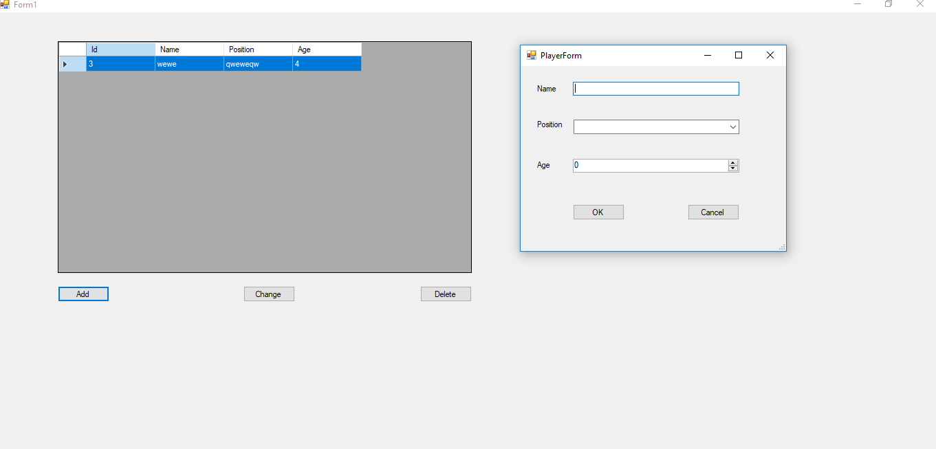 GitHub - ArtyomHovakimyan/WinForm: Create database use entity framework ...