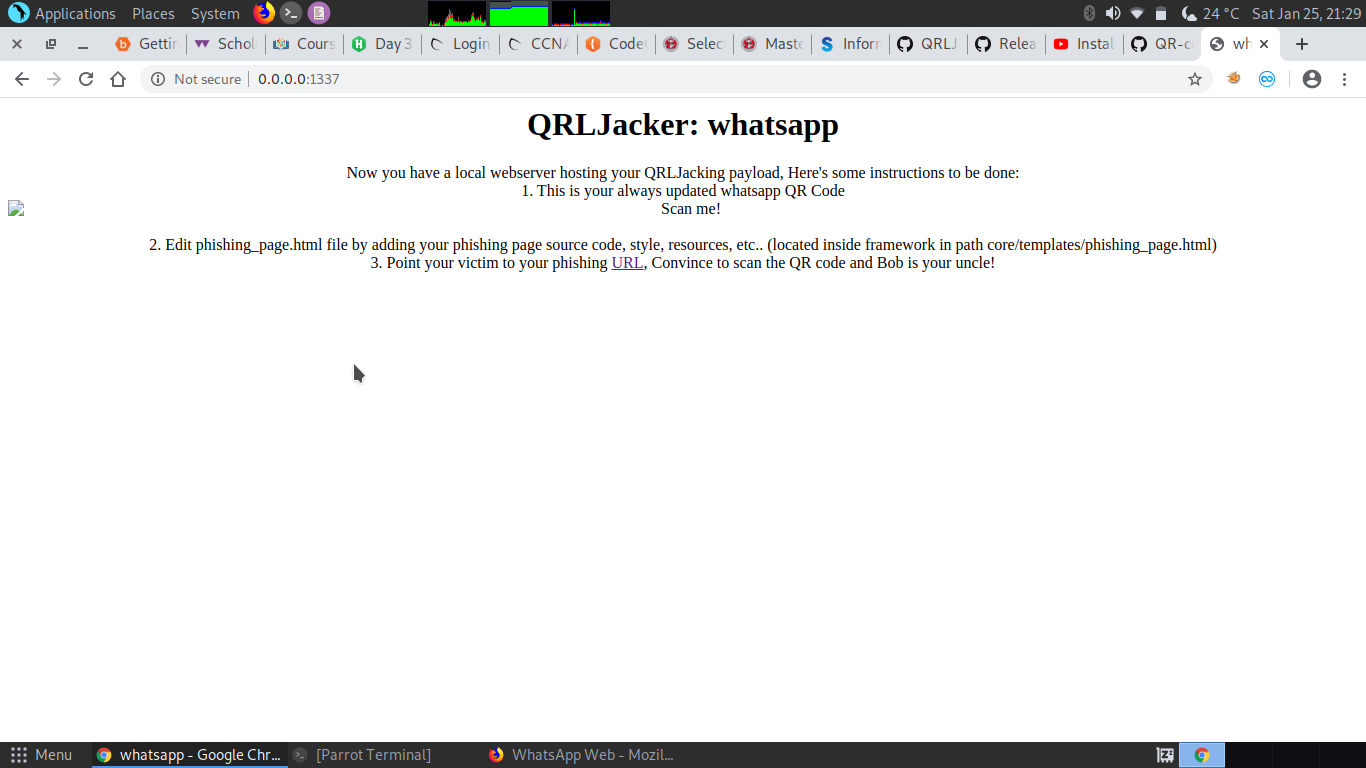 QR code not work · Issue #66 · OWASP/QRLJacking · GitHub