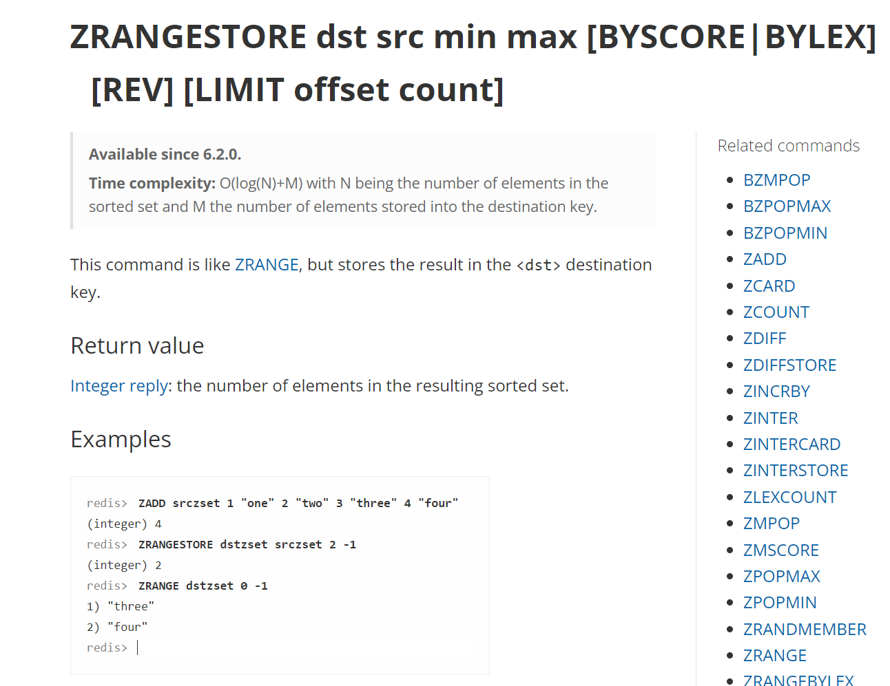 Support for ZRANGESTORE · Issue #2047 · StackExchange/StackExchange.Redis · GitHub