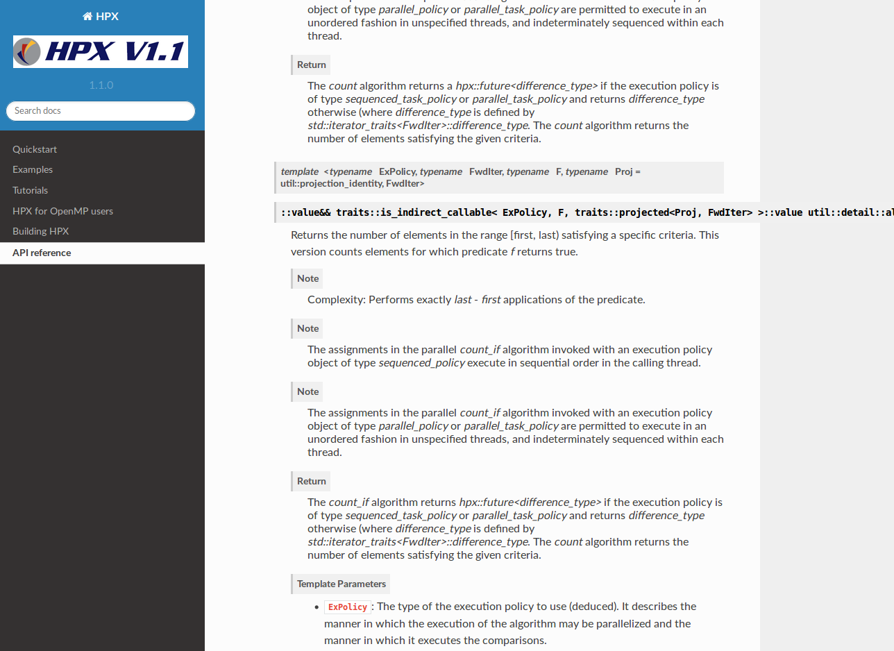 Possible move to Sphinx for documentation · Issue #3264 · STEllAR-GROUP/hpx · GitHub