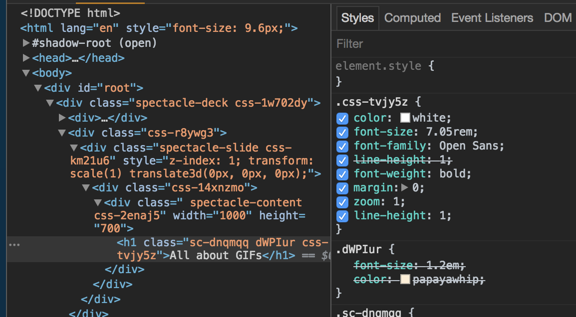 Styled Components Styles Are Being Overwritten · Issue 426 · Formidablelabs Spectacle · Github