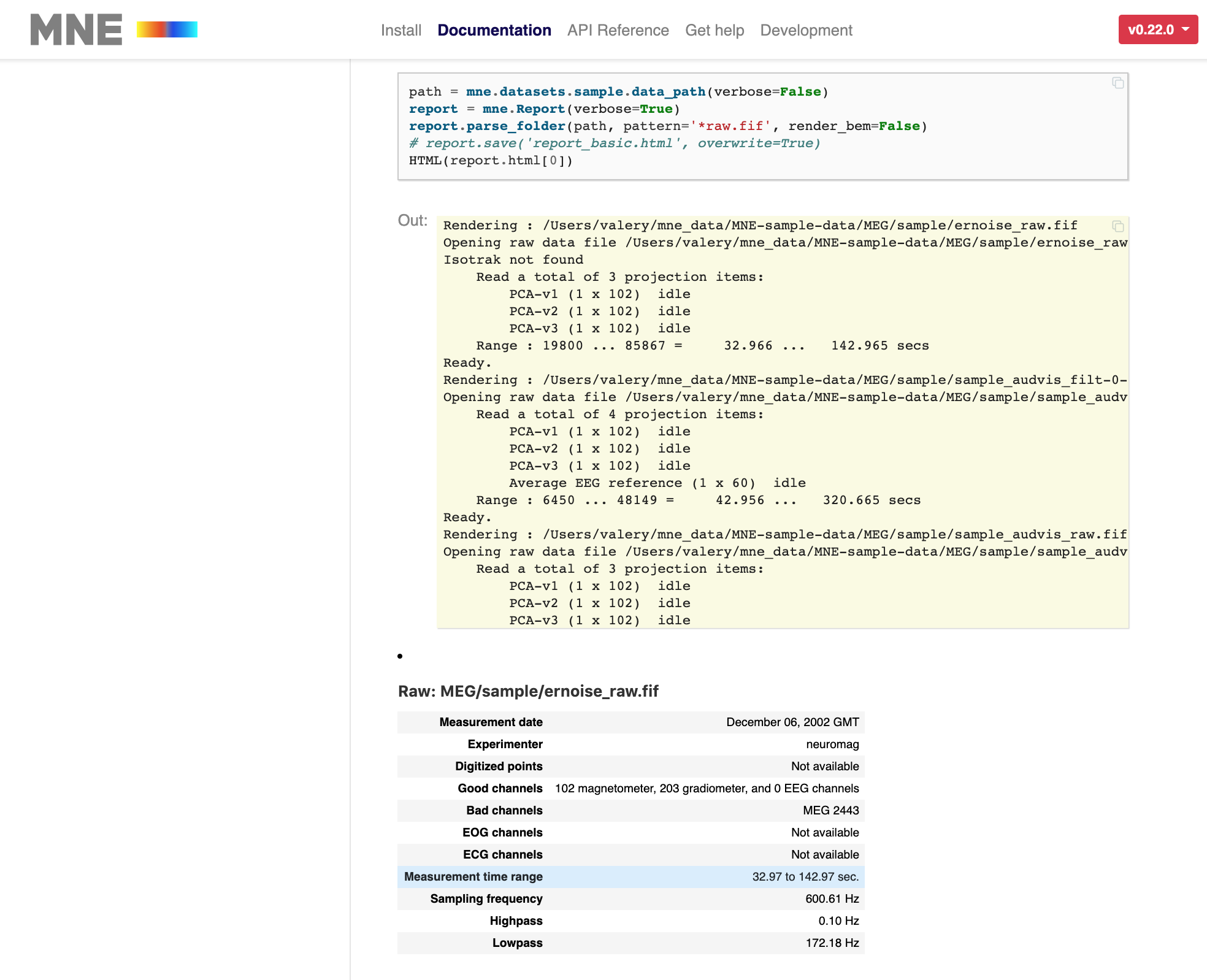 measurement Info shoudl have a _reprt_html method to be printed in a ...