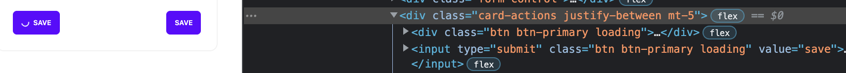 Button Loading Does Not Show Spinner on Input Element · Issue #931 · saadeghi/daisyui · GitHub