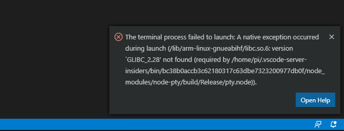 vscode-server-insiders is compiled with GLIBC_2.28 causing problems on ARM · Issue #6116 ...