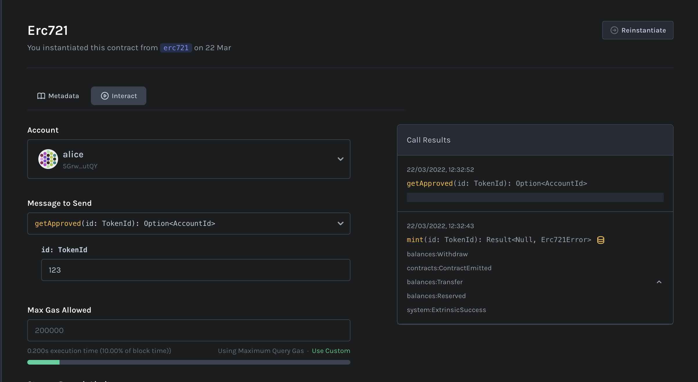 Display `Option` call results correctly · Issue #252 · use-ink/contracts-ui · GitHub