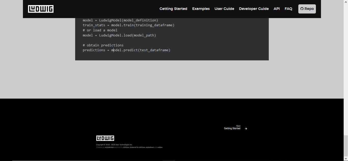 Unnecessary spacing in github.io footer · Issue #371 · ludwig-ai/ludwig · GitHub
