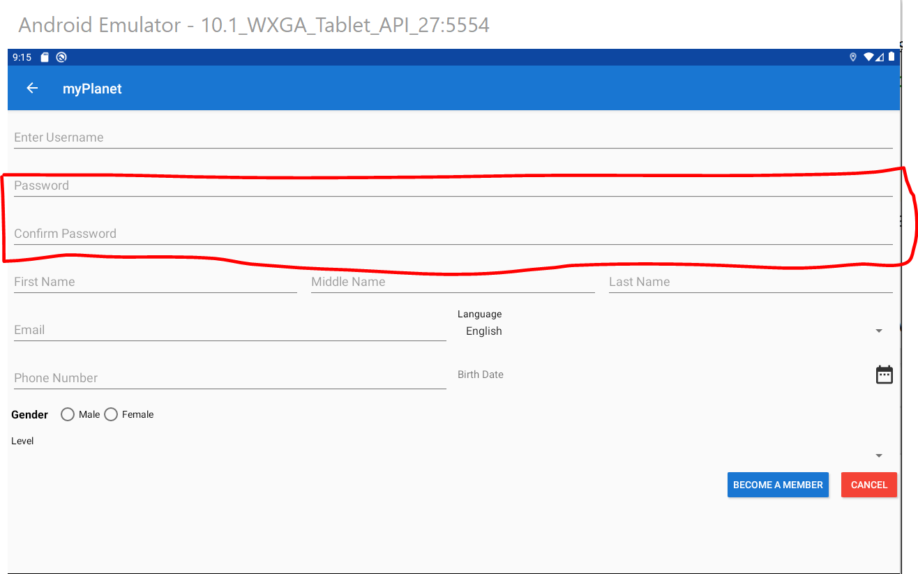 Make Password and Confirm Password Fields Private in Become a Member ...