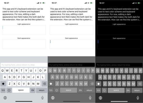 Dark appearance keyboards look bad · Issue #285 · KeyboardKit/KeyboardKit · GitHub