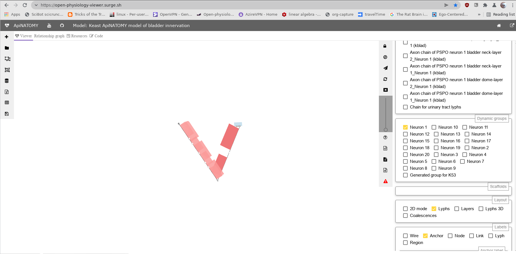 force directed graph layout is broken for neuron populations? · Issue ...