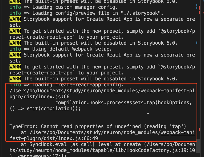 neuron-ui storybook can't start success · Issue #2584 · nervosnetwork/neuron · GitHub