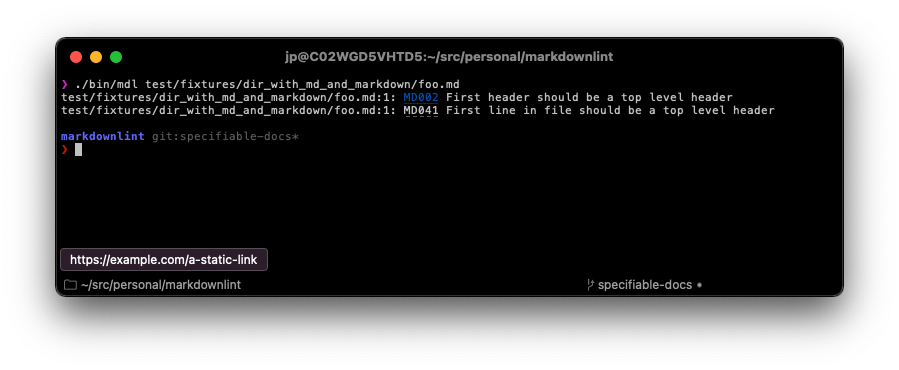 Allow For Customisable Documentation And Links · Issue 406 · Markdownlint Markdownlint · Github