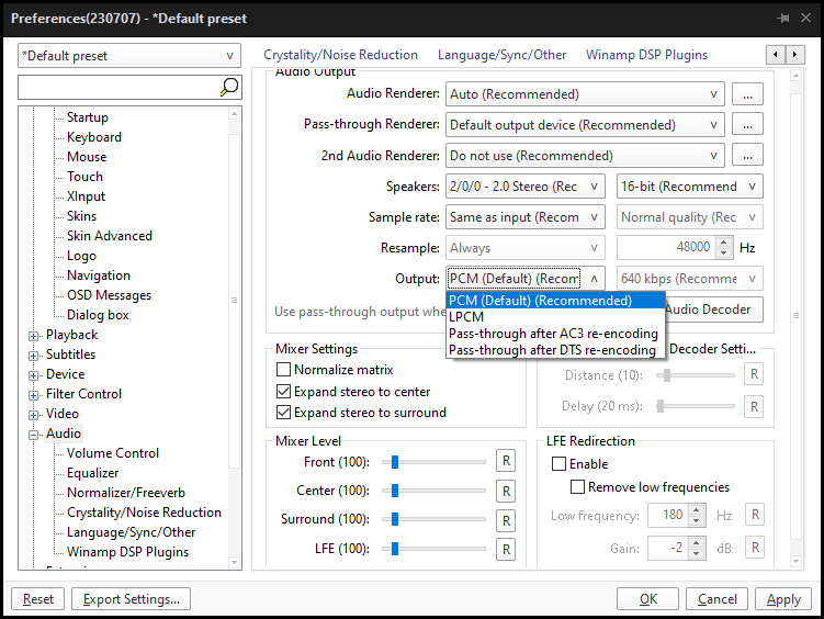 Passthrough audio (like `--audio-spdif` in mpv) · Issue #326 · Stremio/stremio-features · GitHub