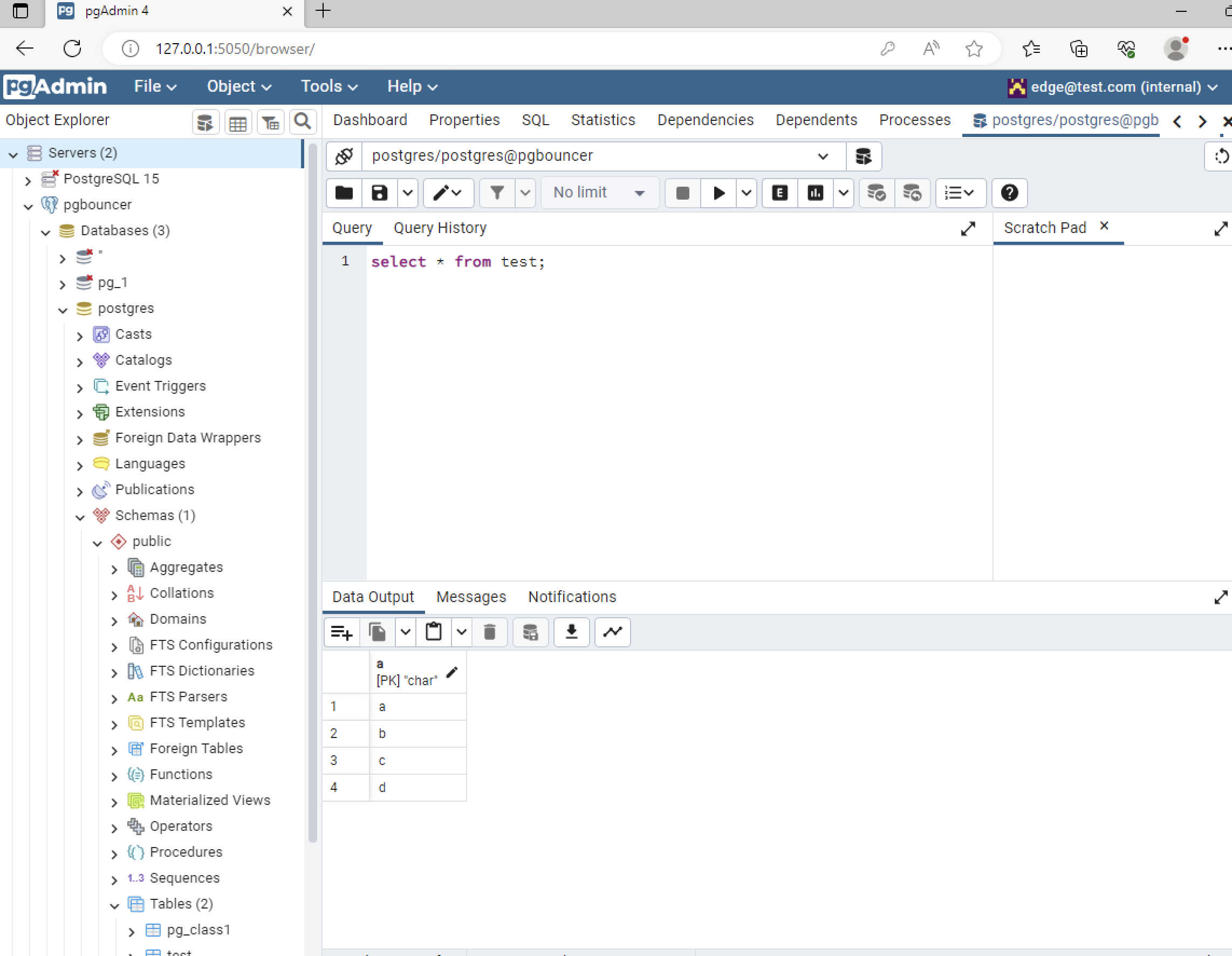 prepared statement "$1" does not exist · Issue #6285 · pgadmin-org ...