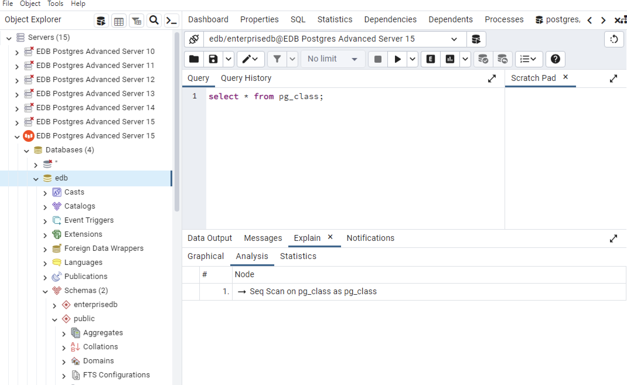 Explain Output Is Displayed Instead Of Explain Analyze If The User Presses Shift F7 · Issue